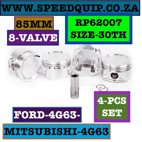 ENGINE PISTON SET RP62007-20TH:MITSUBISHI L300 2.0 4G63-ENGINE 8-VALVE ...