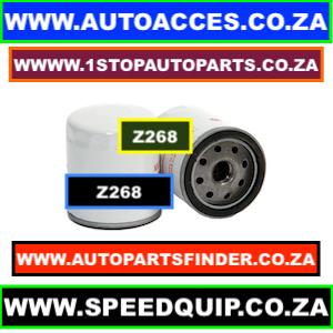 OIL FILTER Z268:FORD FIESTA 1.3 ENDURA ENGINE 1997-1998 - SPEEDQUIP ...